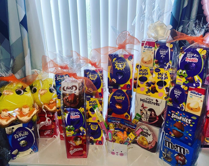 Easter Egg Stacks Towers Plush Bunny Teddy Toy Sweets Gift - Etsy