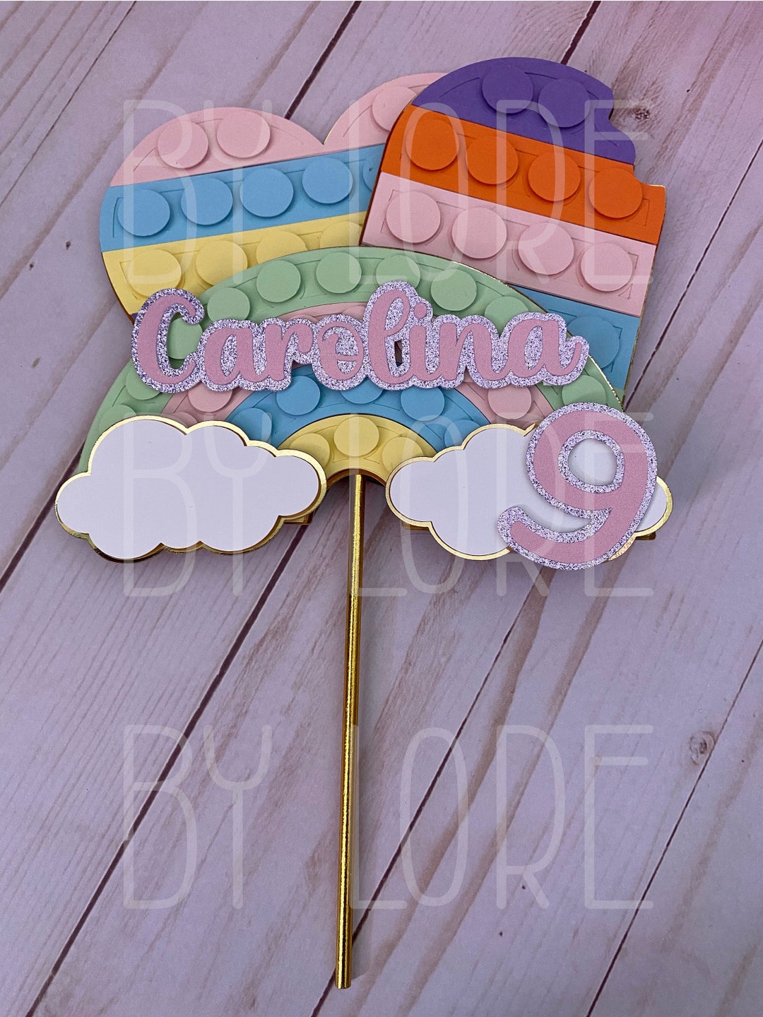 Pop It Cake Topper - Etsy