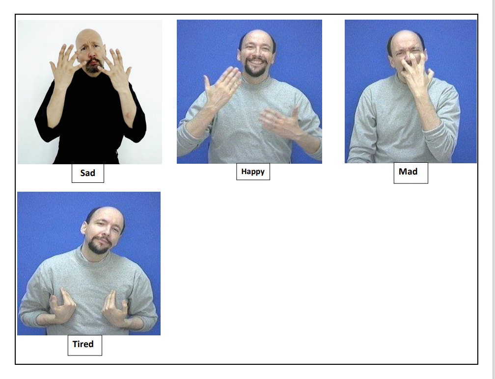 ASL ASD PECS Chart - Etsy