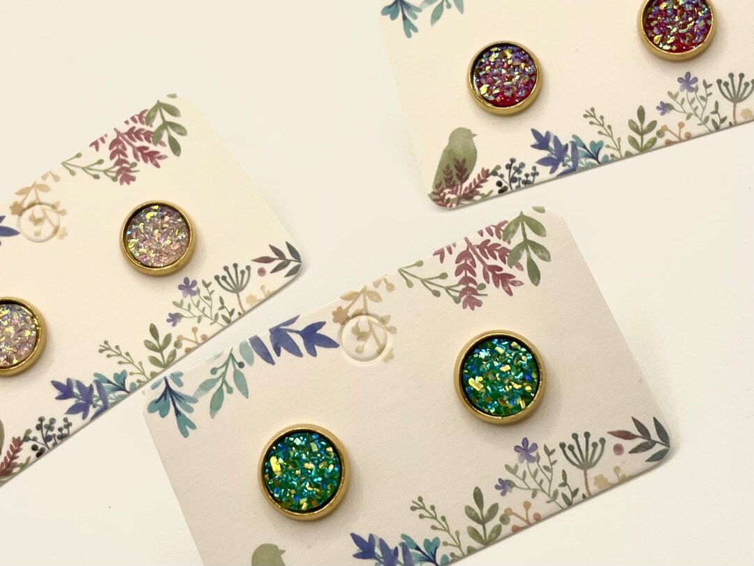 Sparkle Earring Gift Set Small Sparkly Earrings Sparkly - Etsy