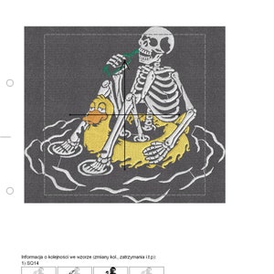 SKELETON ON VACATION Halloween Funny Skeleton Machine - Etsy