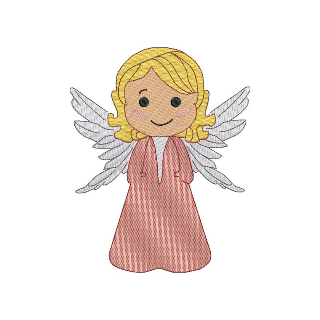 Cute Angel Embroidery Design, Embroidery Designs Trendy, Baby ...