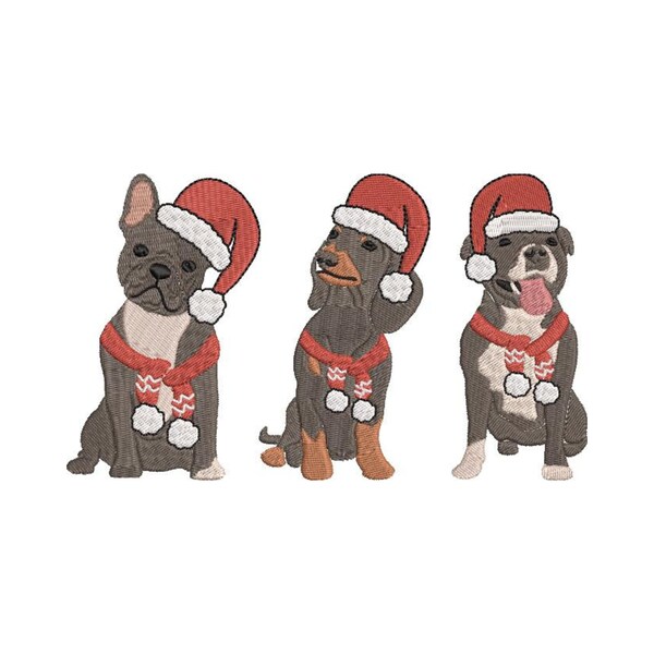 Christmas Embroidery Designs - Etsy