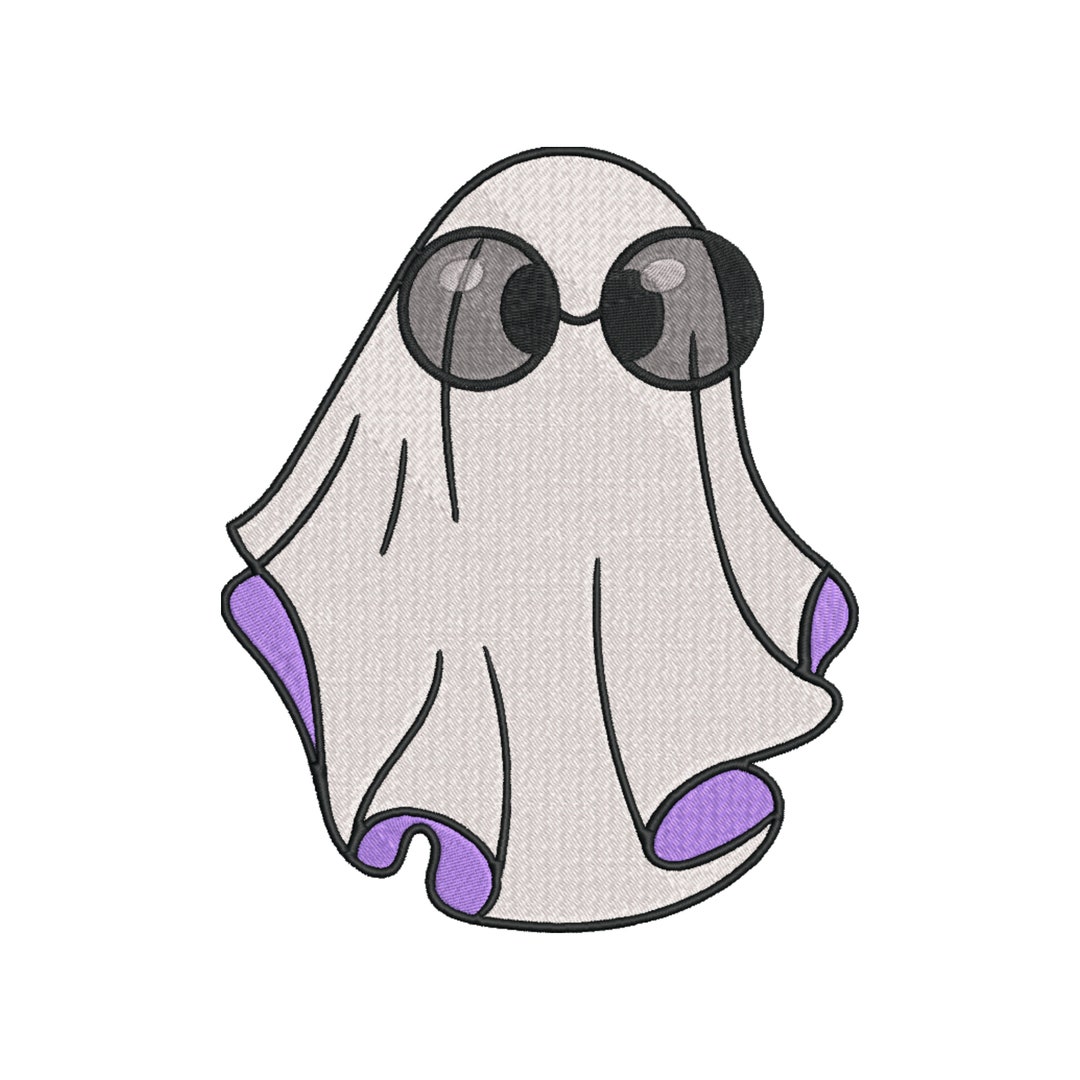 SPOOKY MINI GHOST Embroidery Halloween Embroidery Halloween - Etsy