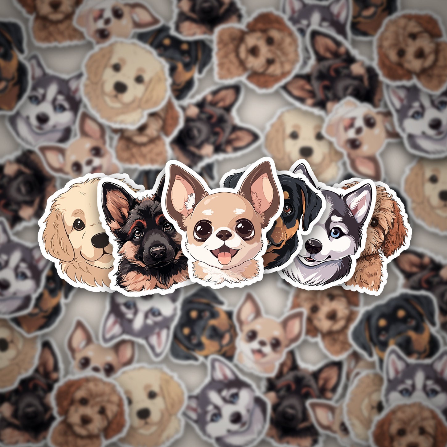 Dog Breed Stickers | Various Dog Breed Stickers for Journaling, Water ...