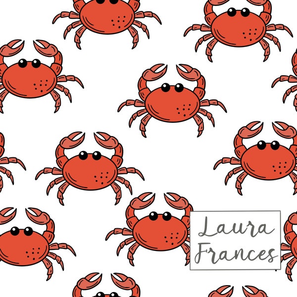 Crab Fabric - Etsy