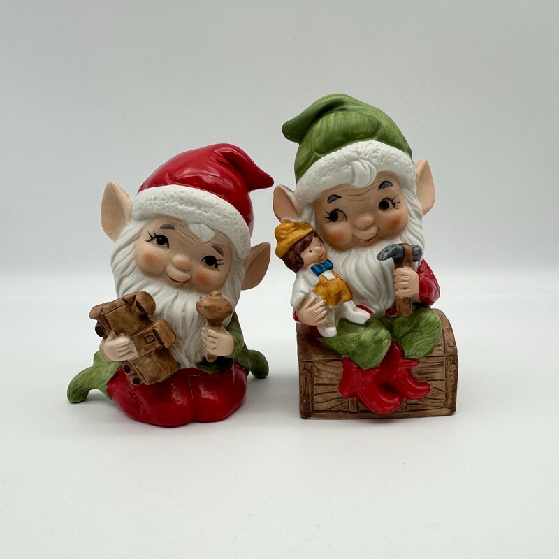Homco Elves - Etsy
