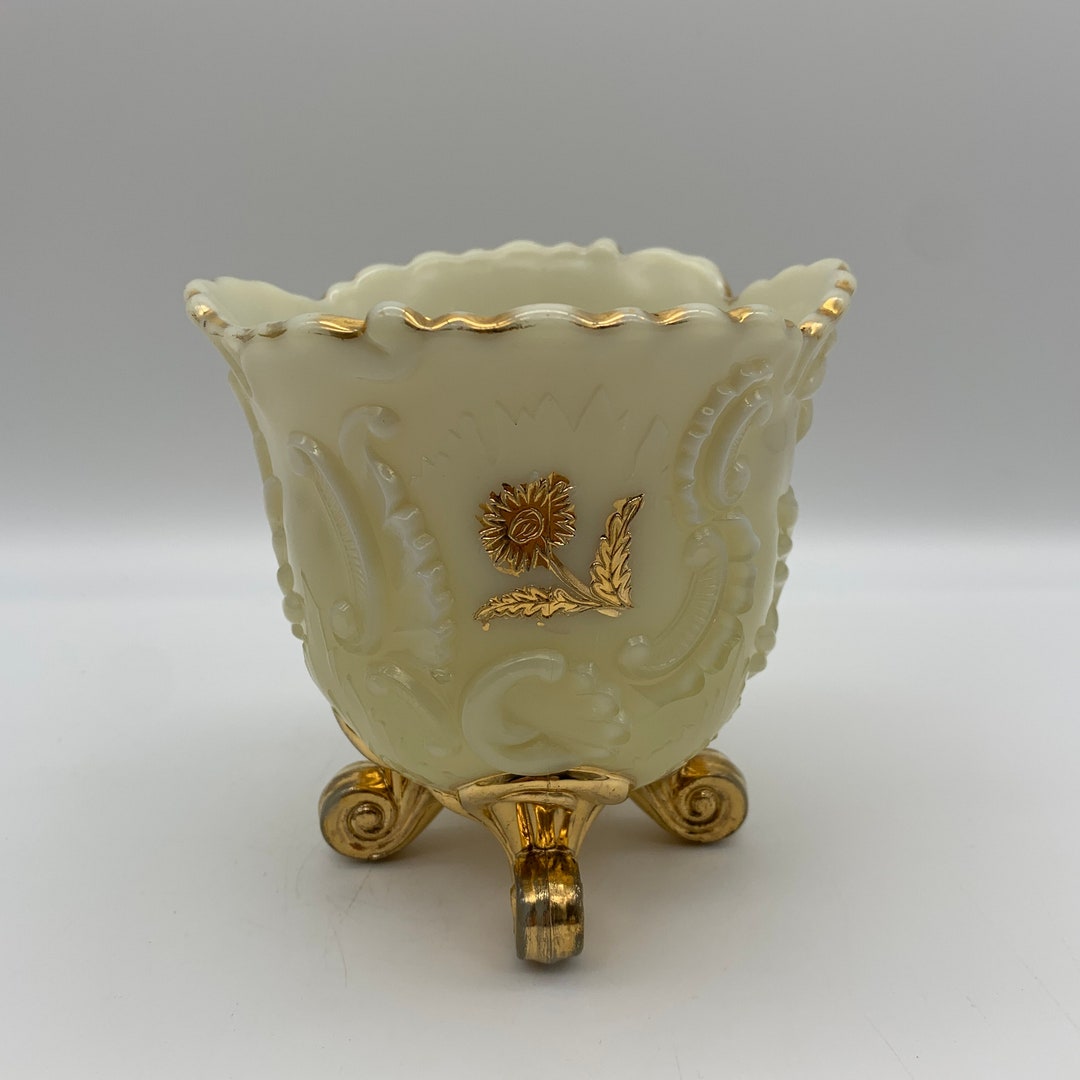 Louis XV Pattern by Northwood, EAPG Footed Spooner, 4 1/2" Tall, Circa ...