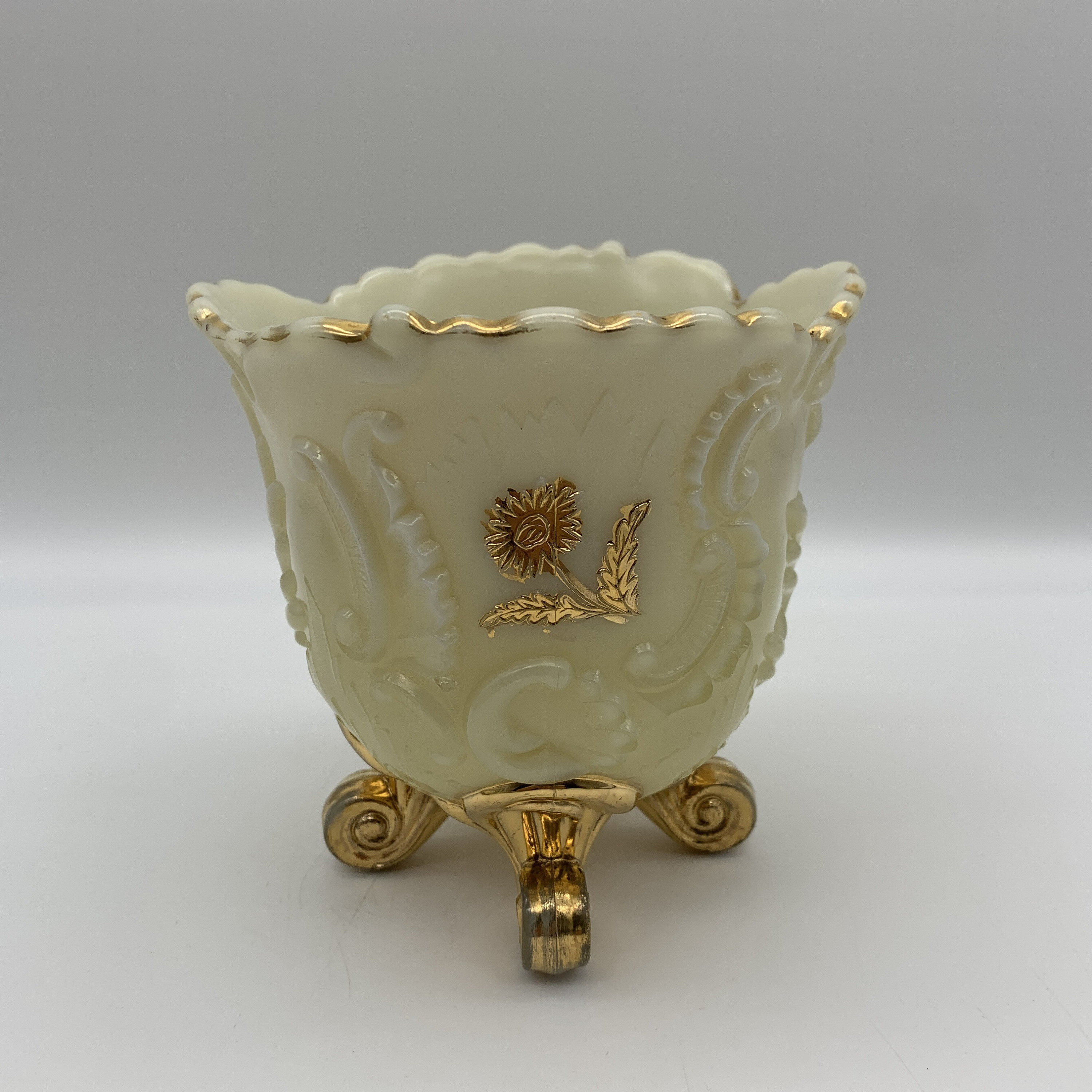 Louis XV Pattern by Northwood EAPG Footed Spooner With Gold - Etsy