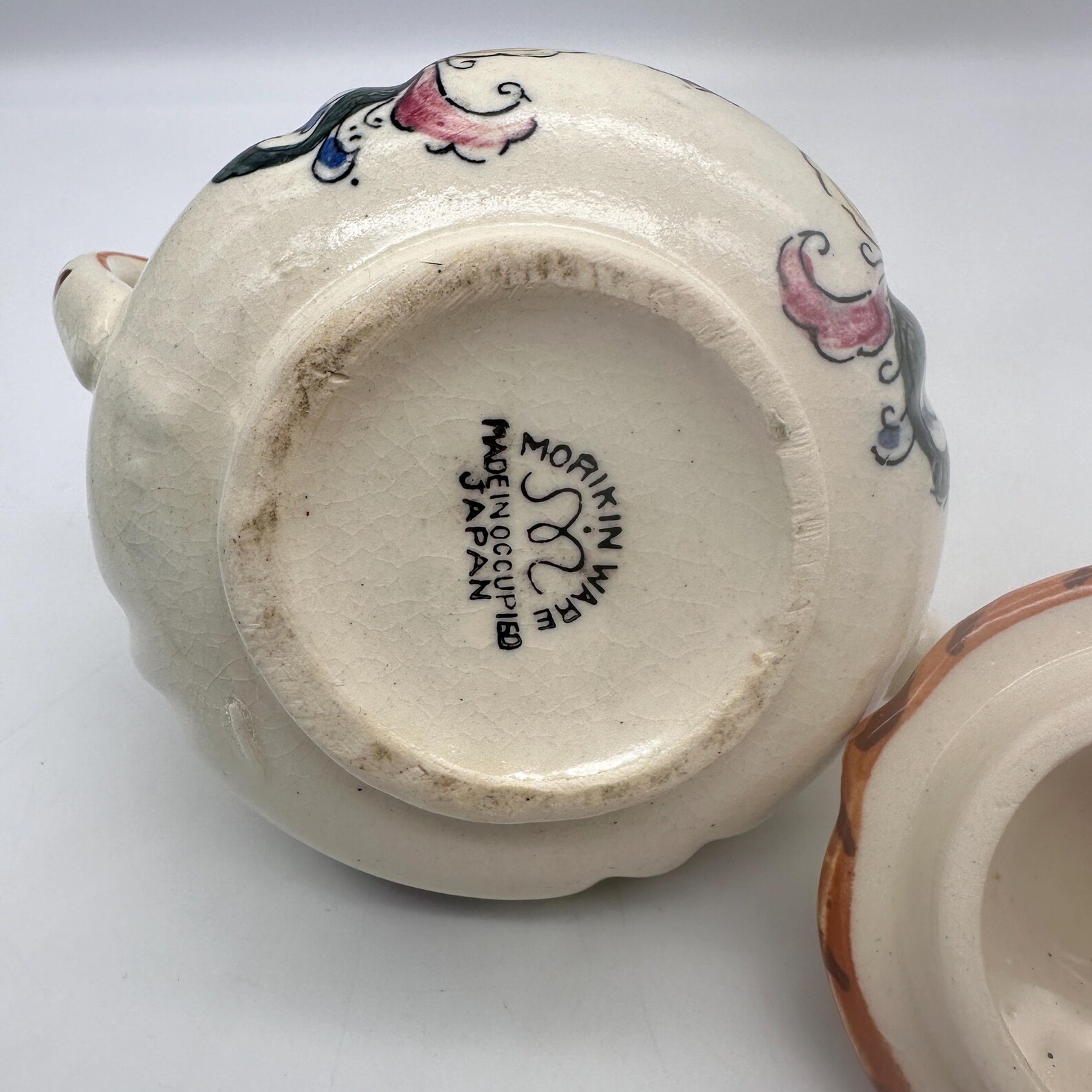 Morikin Ware Lidded Sugar Bowl, Made in Occupied Japan - Etsy