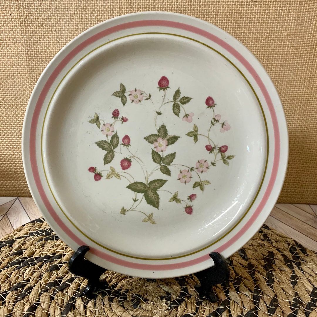 Set of 7 Newcor Stoneware Vintage Strawberry Salad Plates - Etsy
