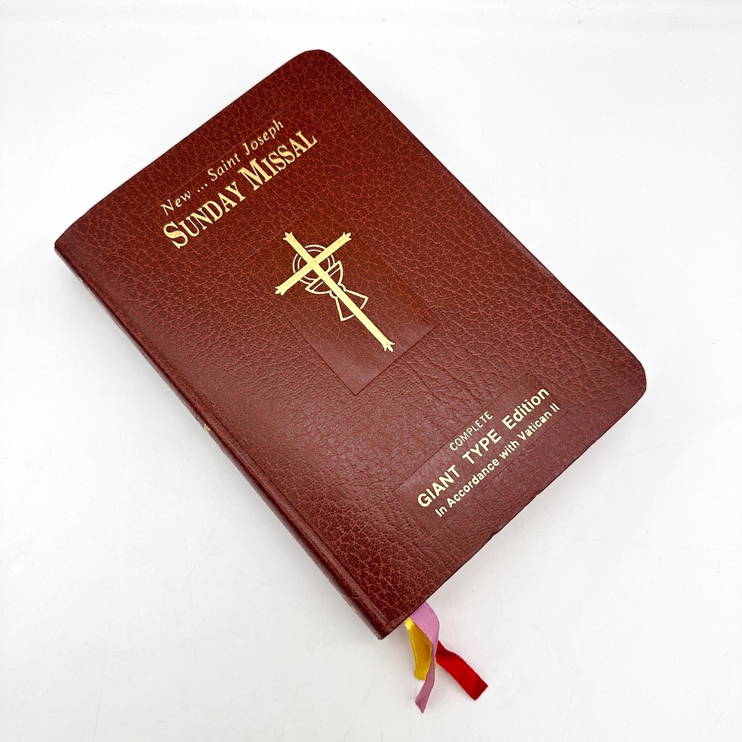 New Saint Joseph Sunday Missal, Complete Giant Type Edition in ...