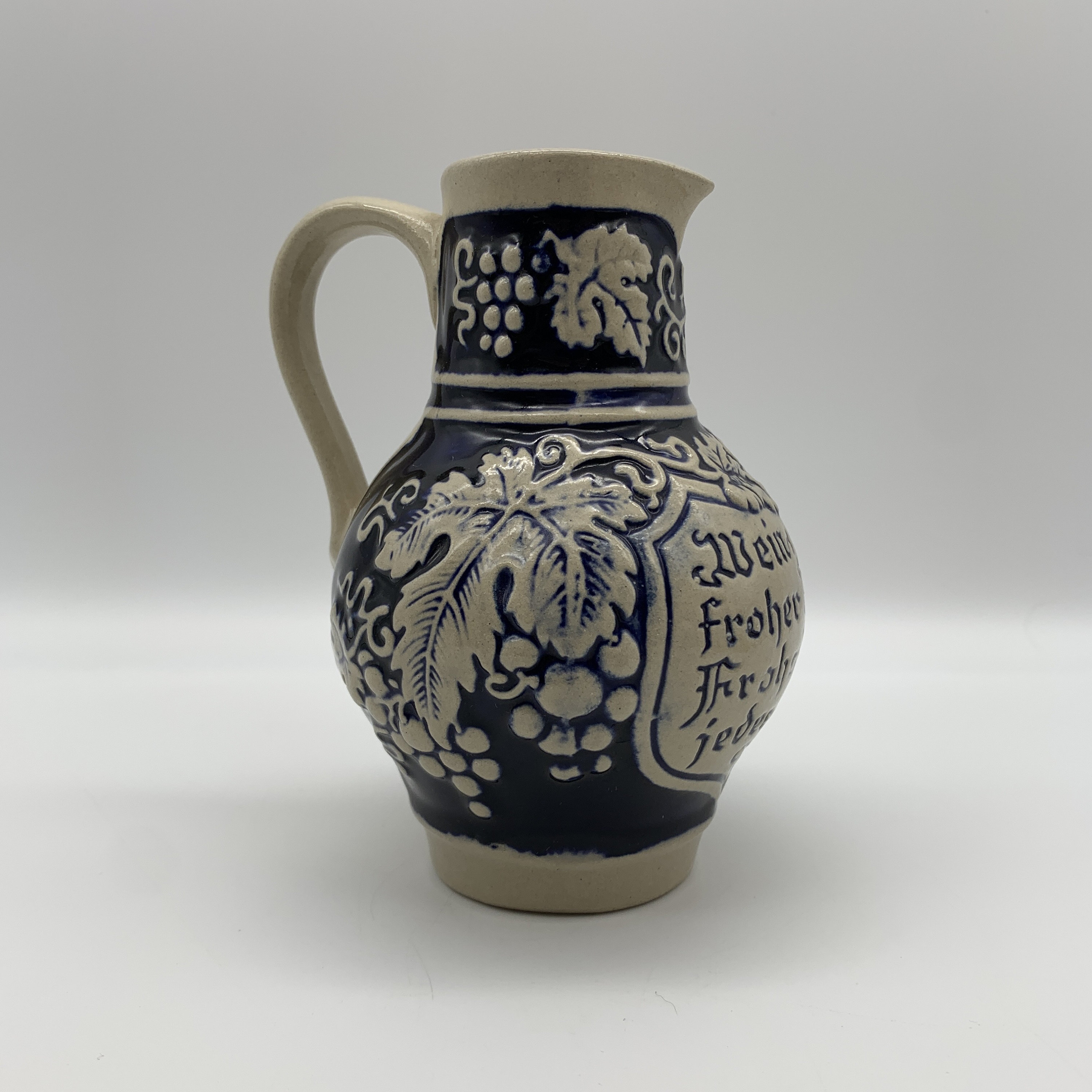 Gerz Wine Pitcher Staffel Stoneware, West Germany, Vintage, 5" Tall - Etsy