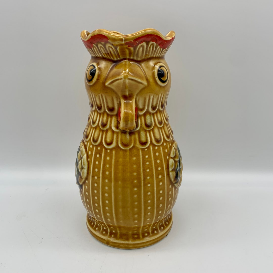 Kitschy Rooster Chicken/hen Pitcher/creamer 1940s - Etsy