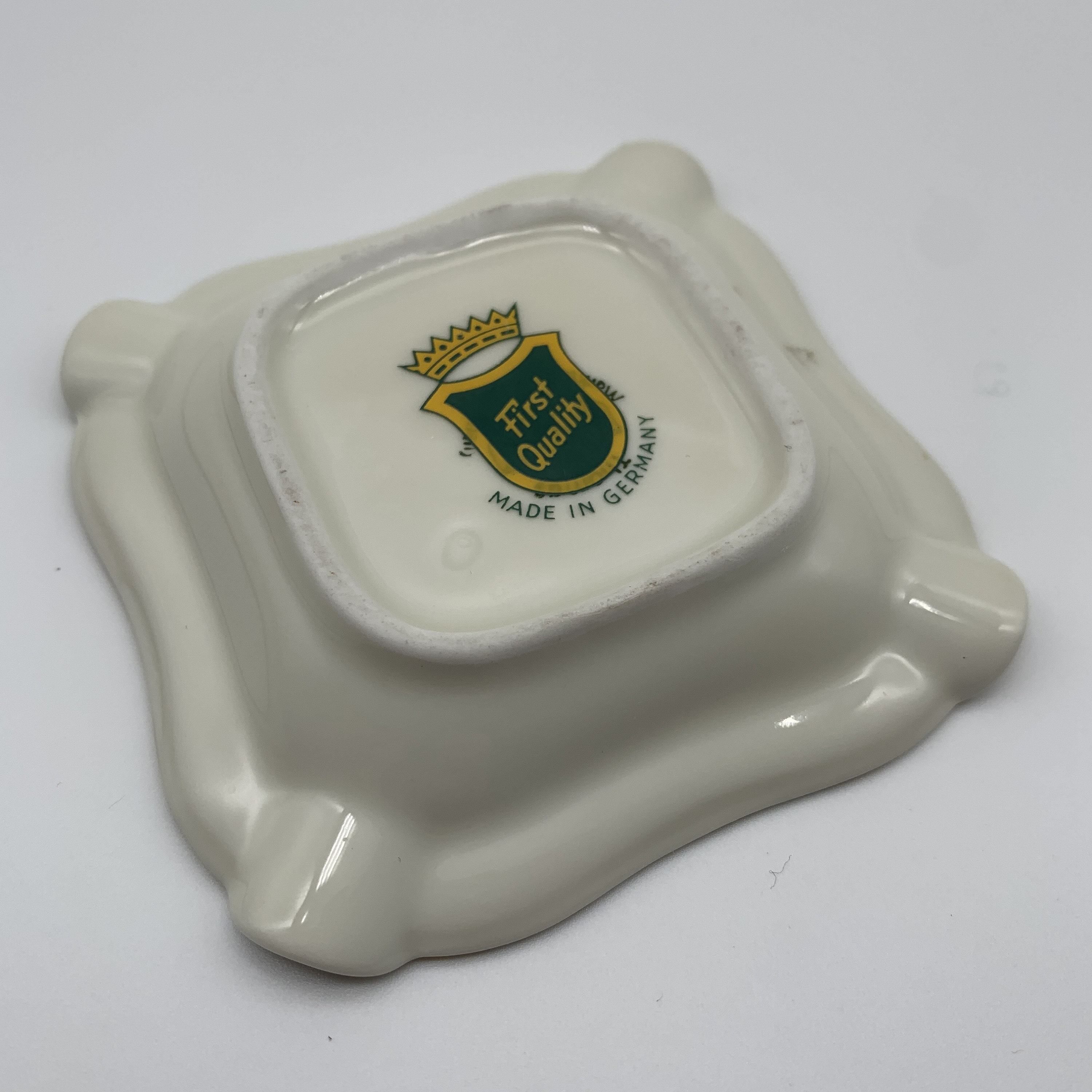 Small Porcelain Ashtray With Hamburg Crest First Quality Made in ...