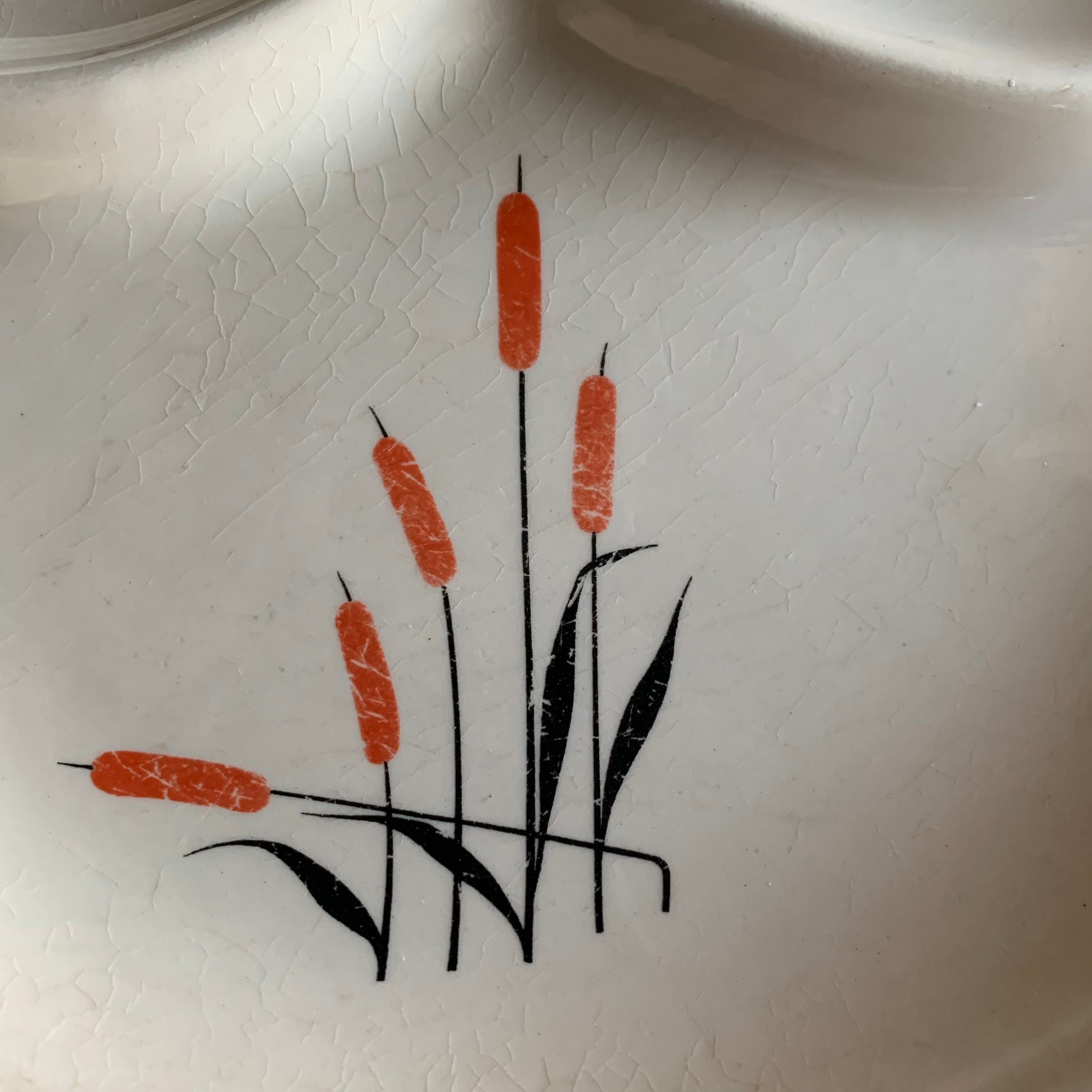 Sears Roebuck and Co. Cat Tail Pattern Ovenproof Dinner - Etsy