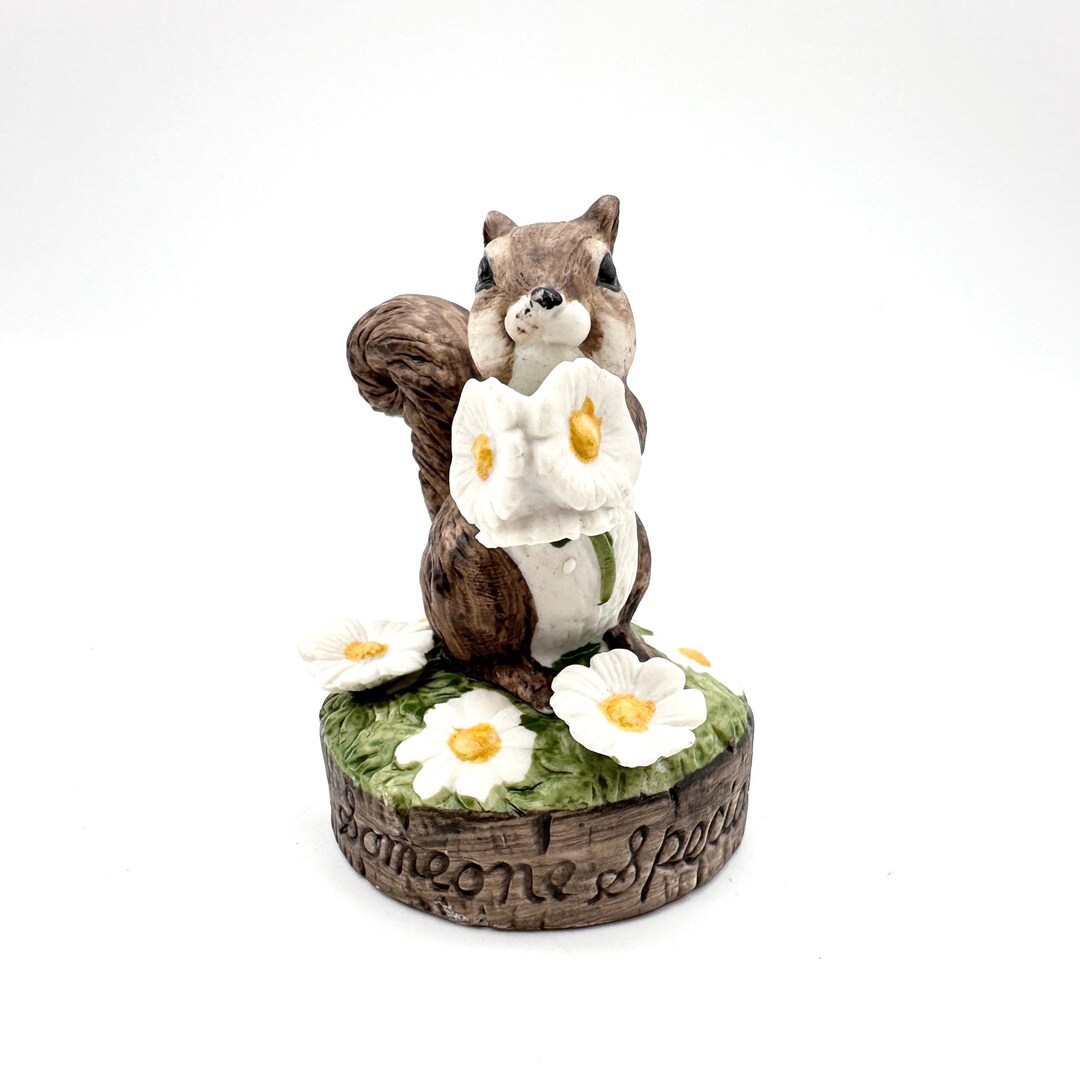 For Someone Special Hand Painted Porcelain Squirrel - Etsy