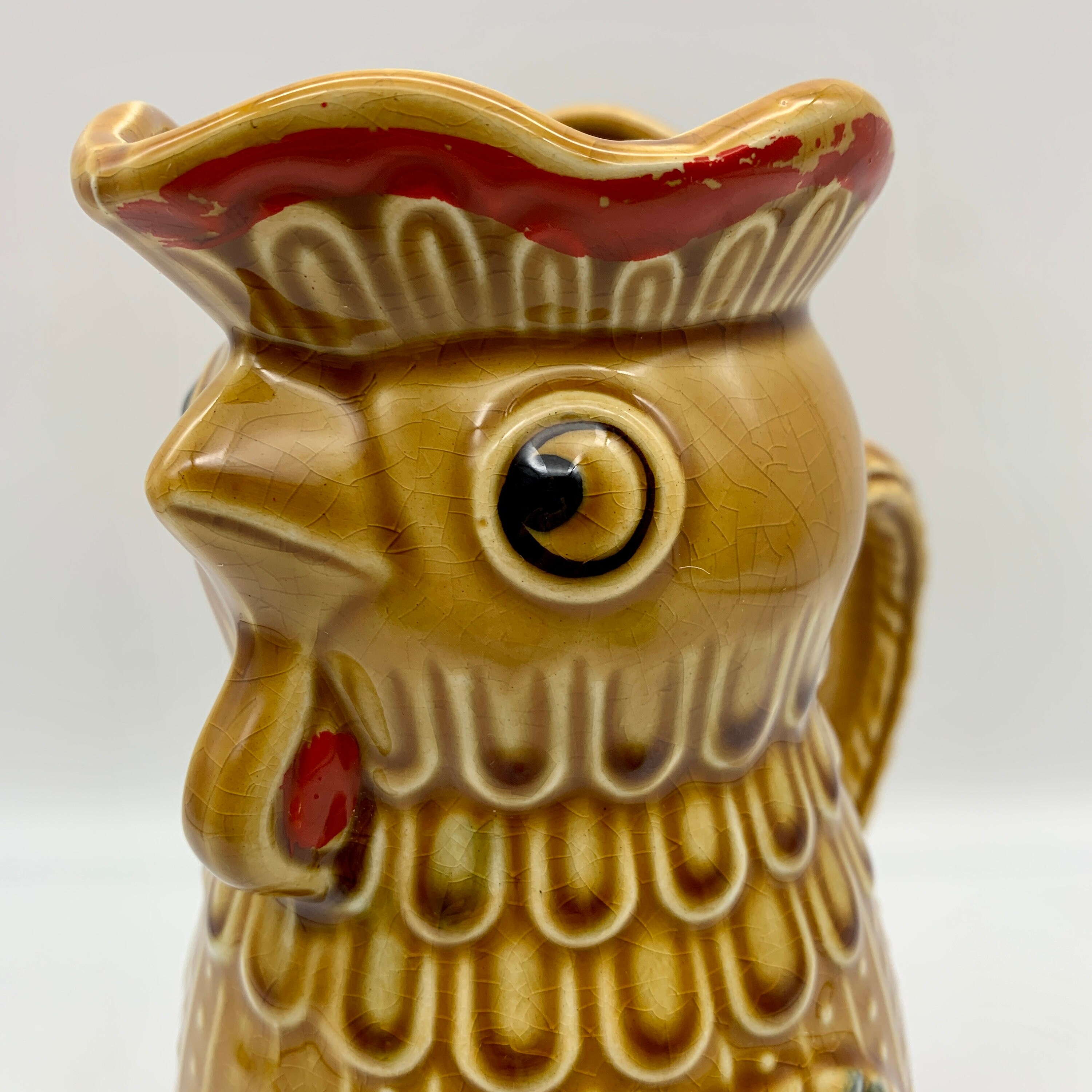 Kitschy Rooster Chicken/hen Pitcher/creamer 1940s - Etsy