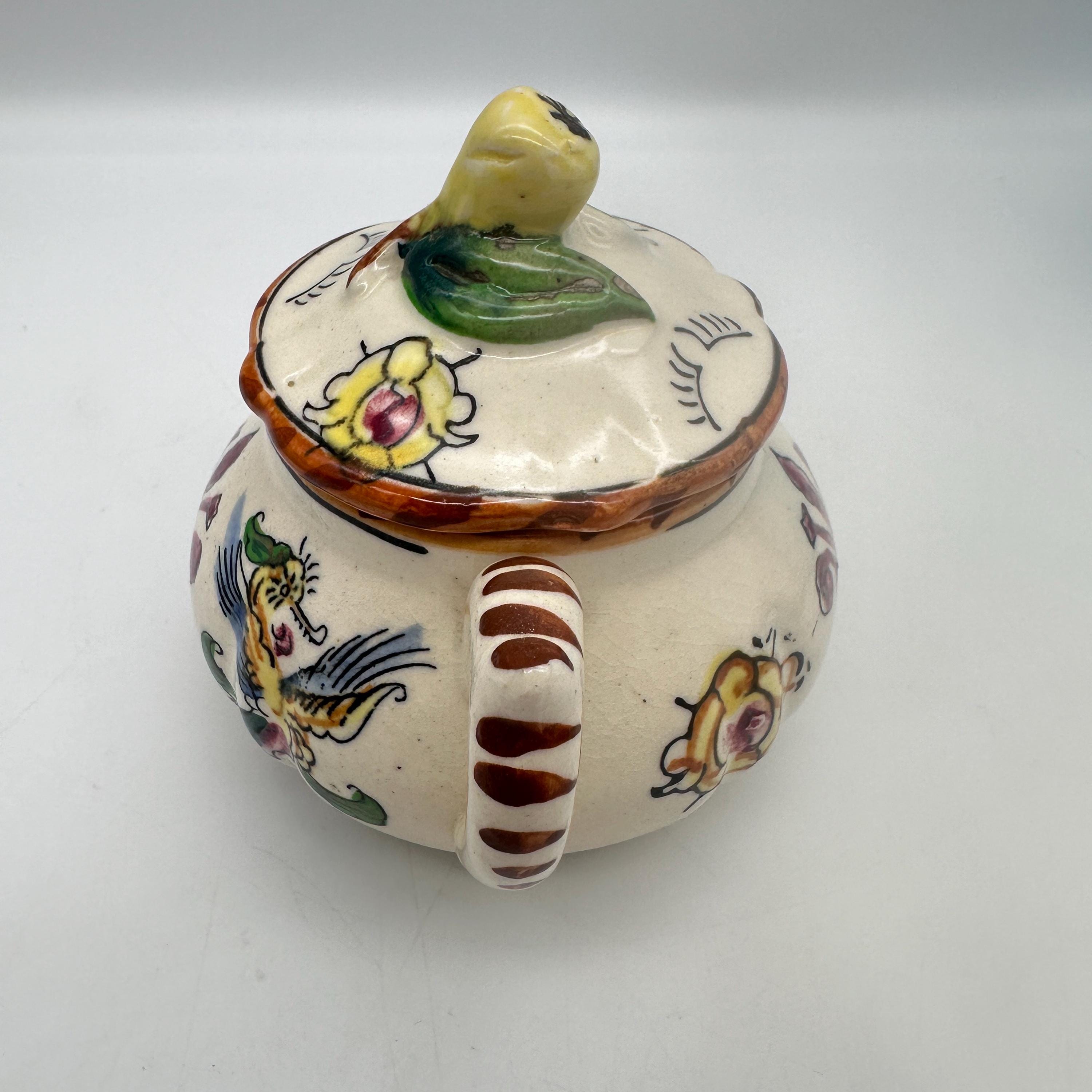 Morikin Ware Lidded Sugar Bowl, Made in Occupied Japan - Etsy