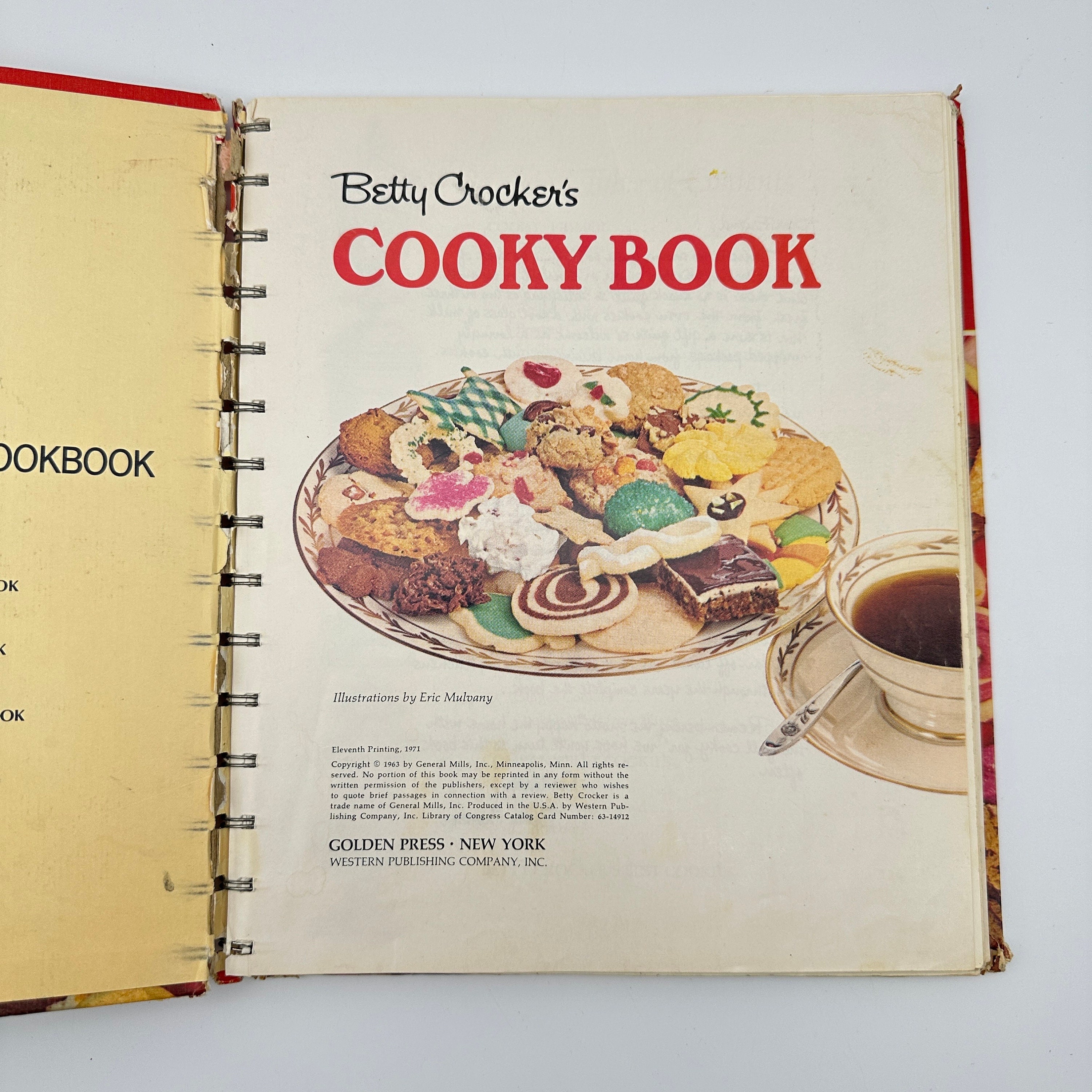 Vintage Betty Crocker's Cooky Book, 11th Printing, 1971 , Golden Press ...