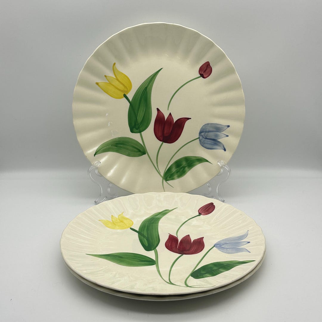 Vintage Blue Ridge Southern Pottery Hand Painted Underglaze Serving ...