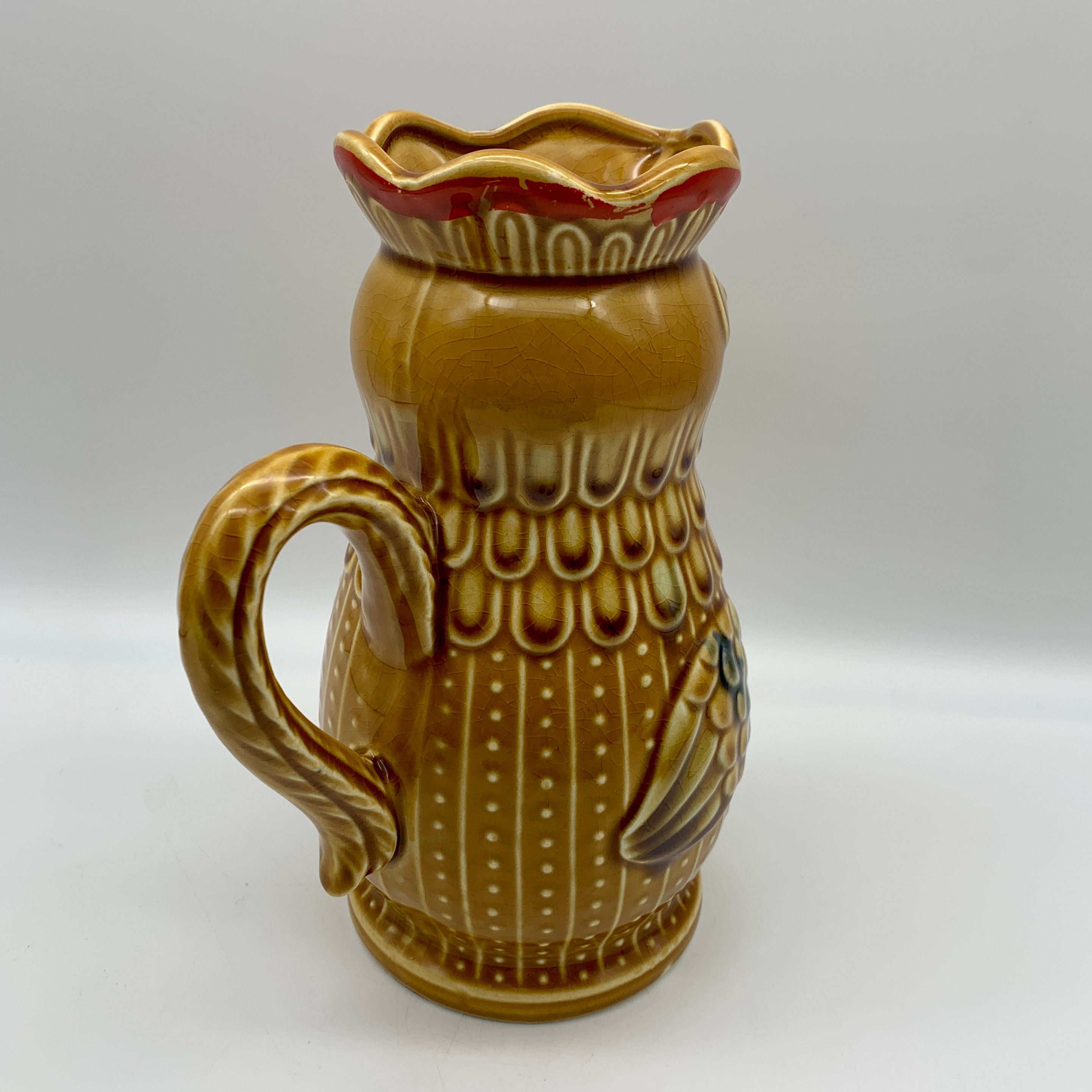 Kitschy Rooster Chicken/hen Pitcher/creamer 1940s - Etsy