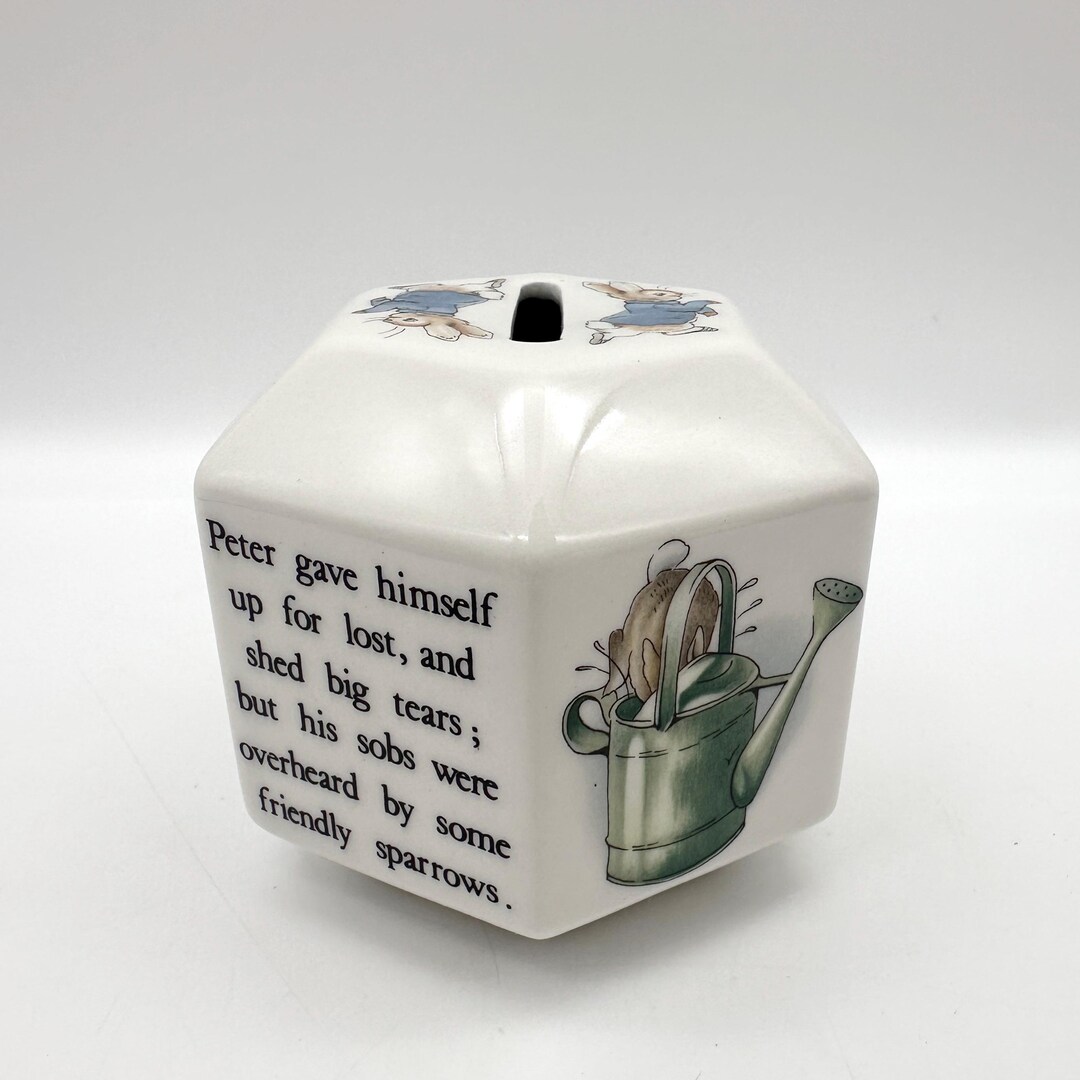Wedgwood Beatrix Potter Designs Peter Rabbit Bank - Etsy