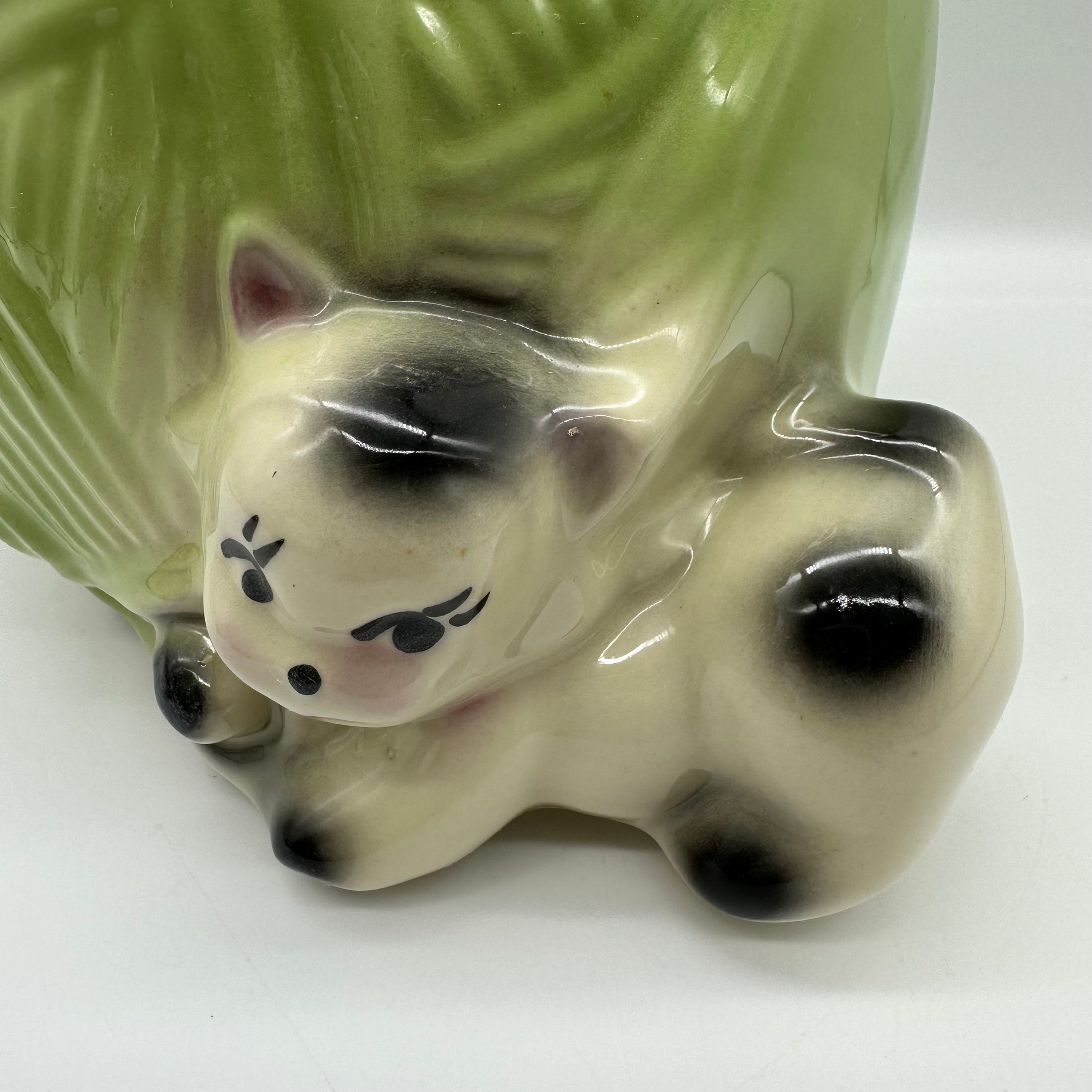 Genuine American Bisque Vintage Cookie Jar Kittens/cats on - Etsy