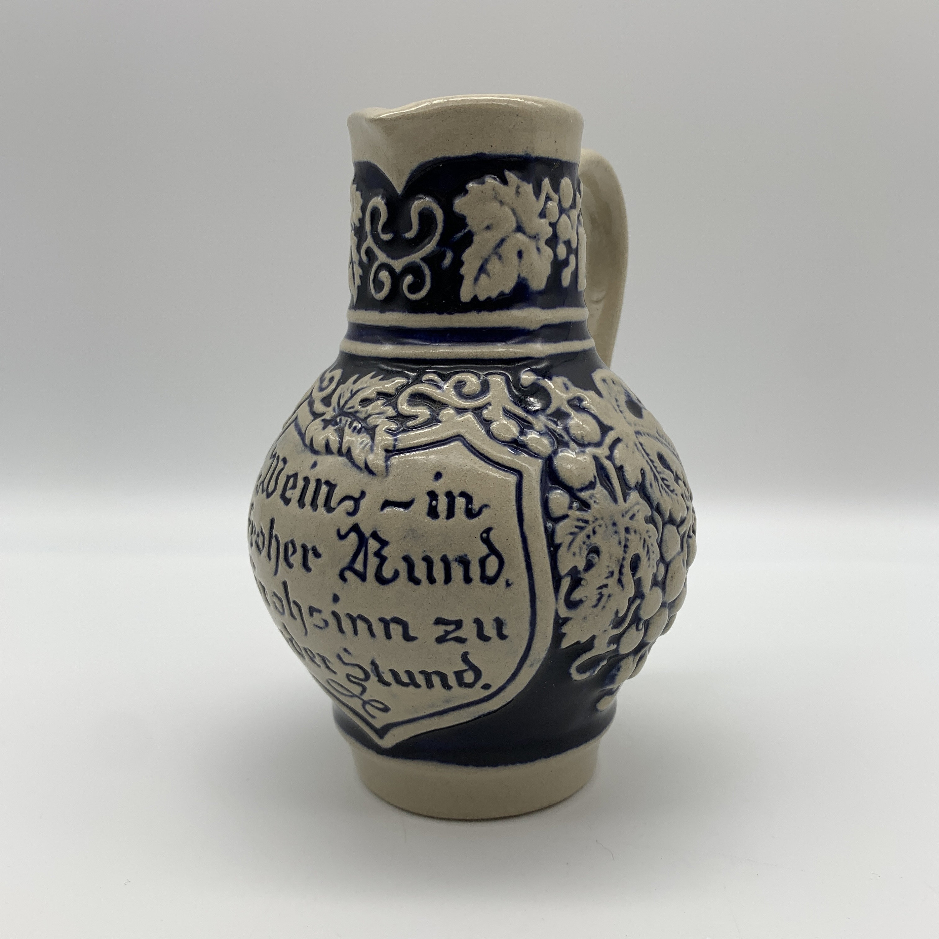 Gerz Wine Pitcher Staffel Stoneware, West Germany, Vintage, 5" Tall - Etsy