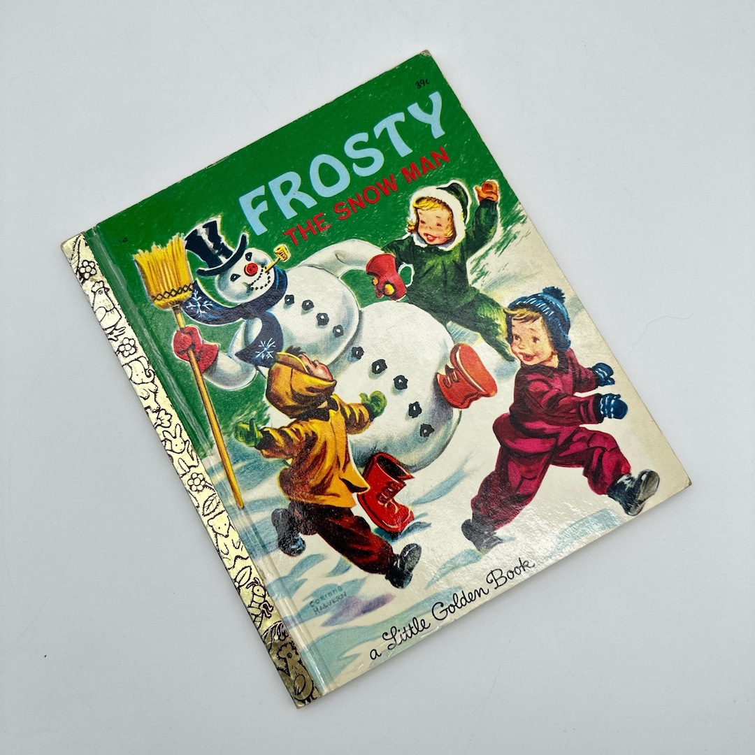 Frosty the Snowman, a Little Golden Book, 1969, 17th Printing - Etsy