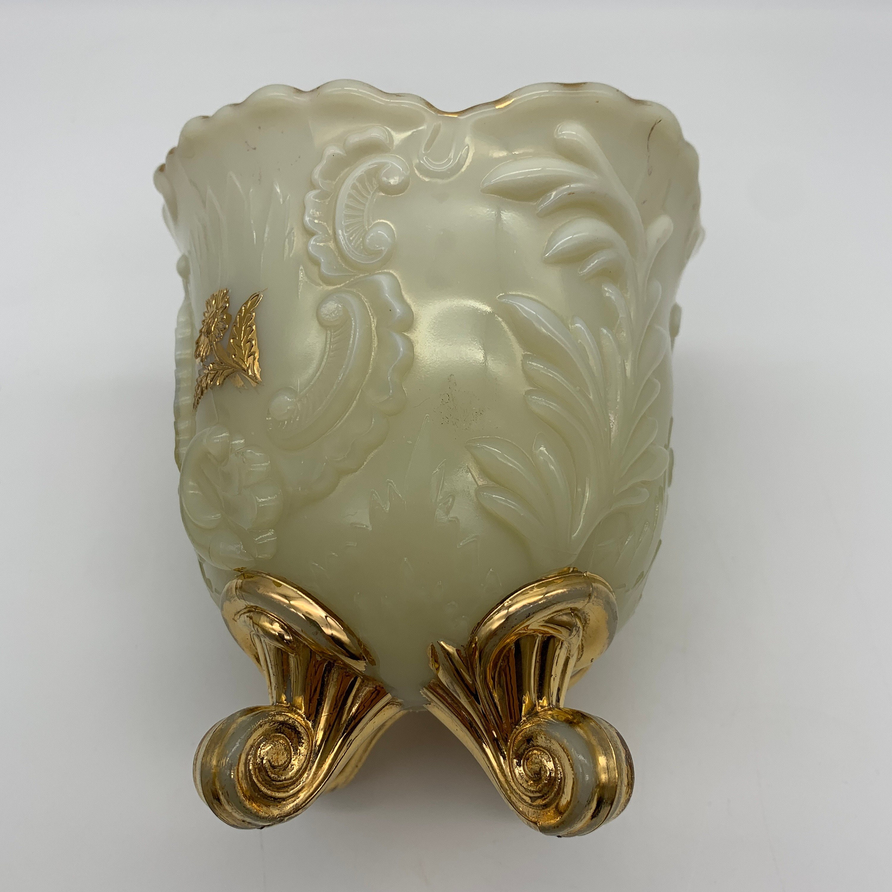 Louis XV Pattern by Northwood EAPG Footed Spooner With Gold - Etsy