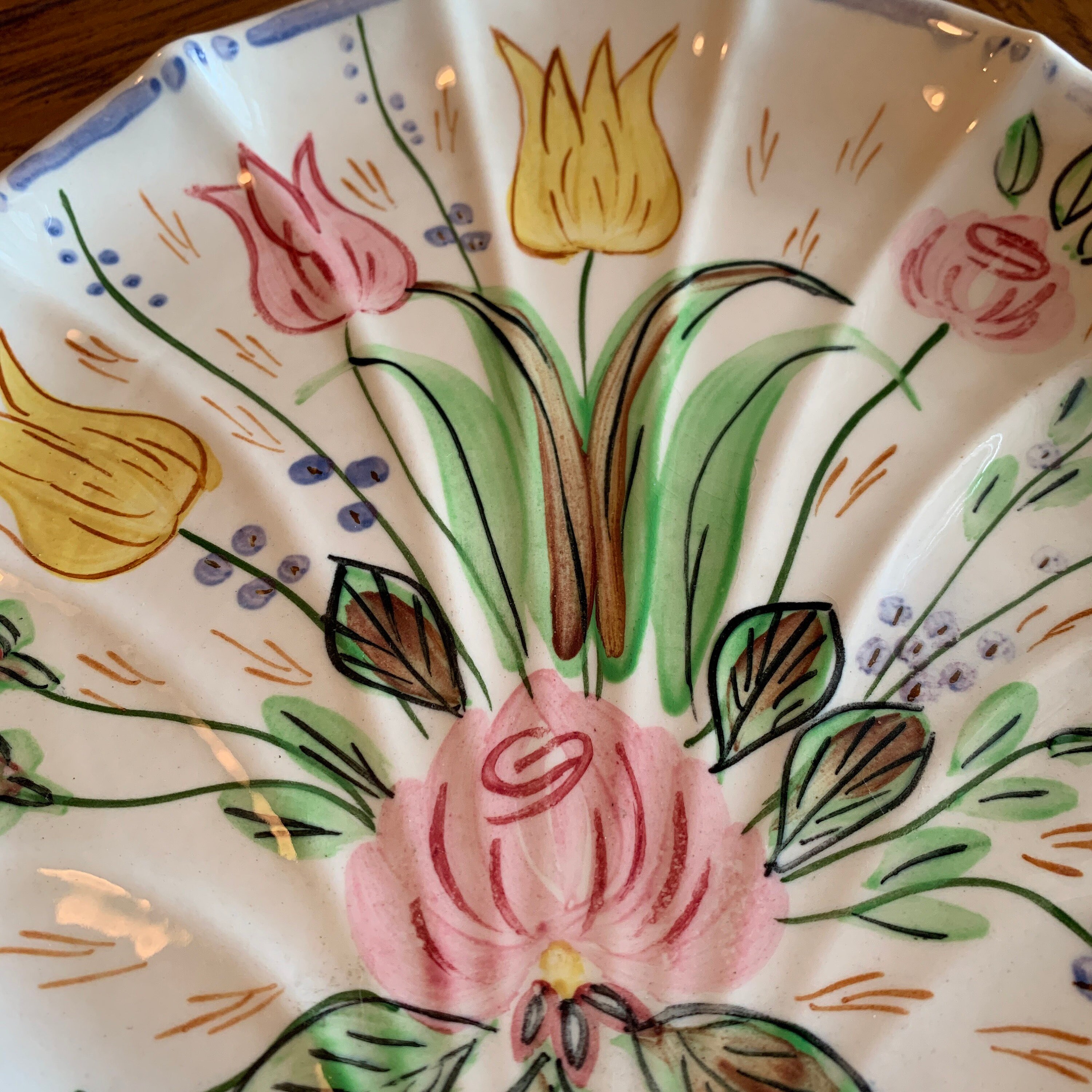 1940s Blue Ridge Southern Pottery Hand Painted Underglaze - Etsy