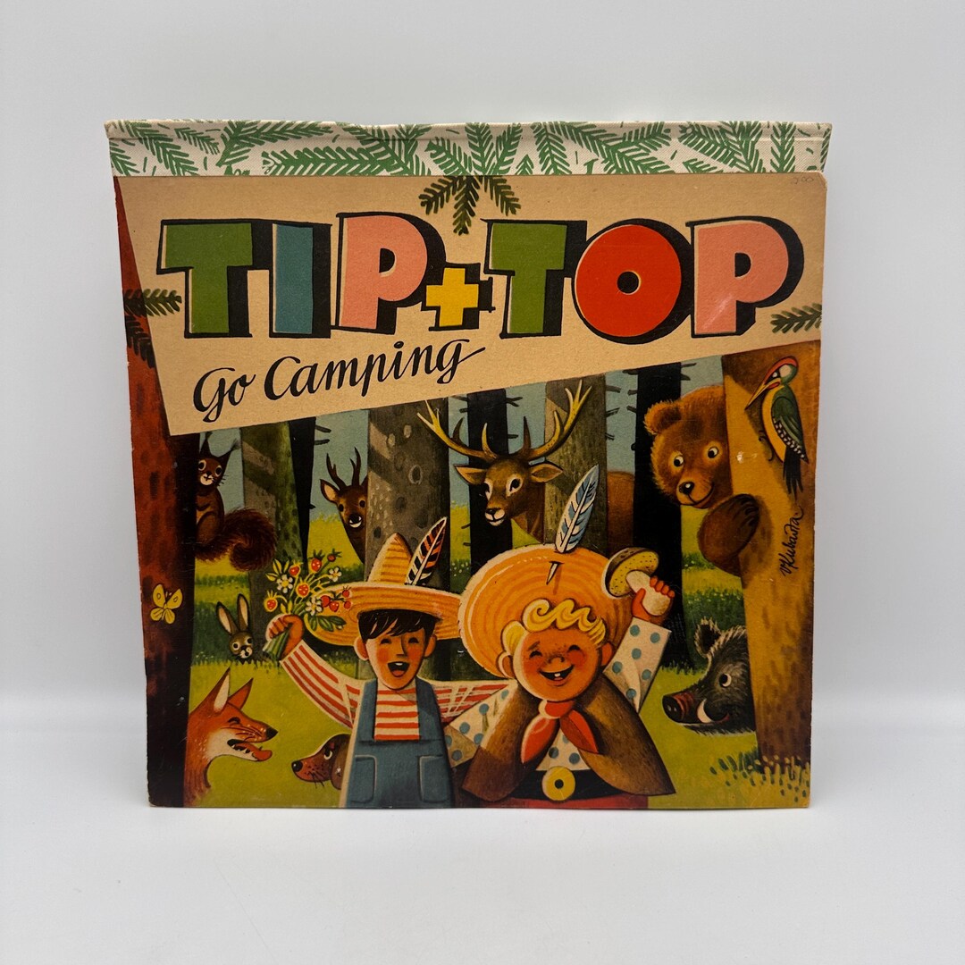Tip + Top Go Camping Vintage Pop up Book, Bancroft and Co., London ...