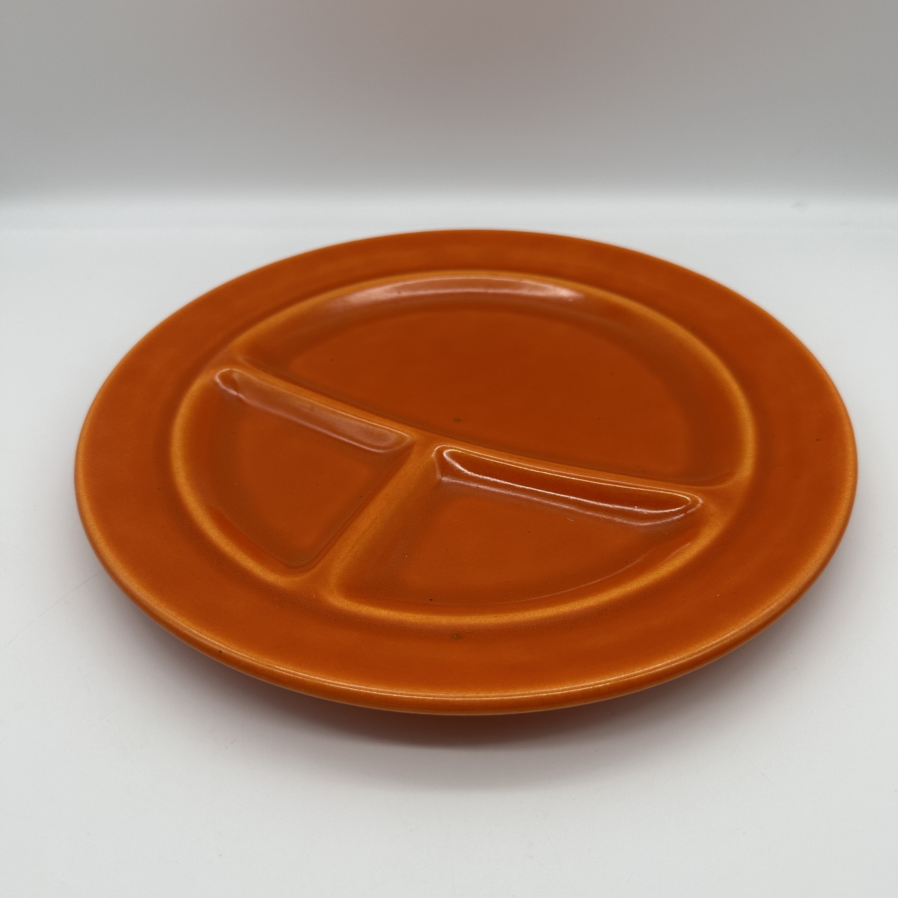 Uranium Glaze California Pottery Grill Plate/divided Plate, Vintage - Etsy