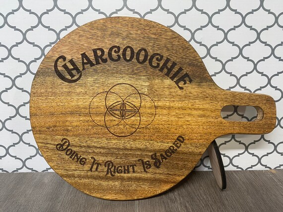 Charcoochie Charcuterie Board Sacred Geometry | Etsy