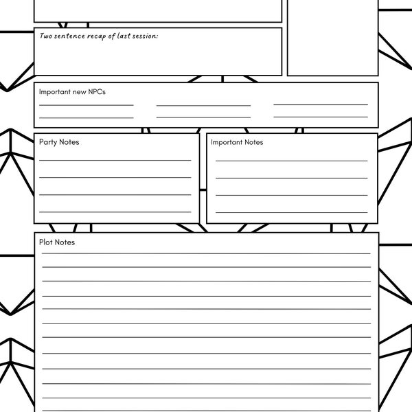 Session Notes - Etsy