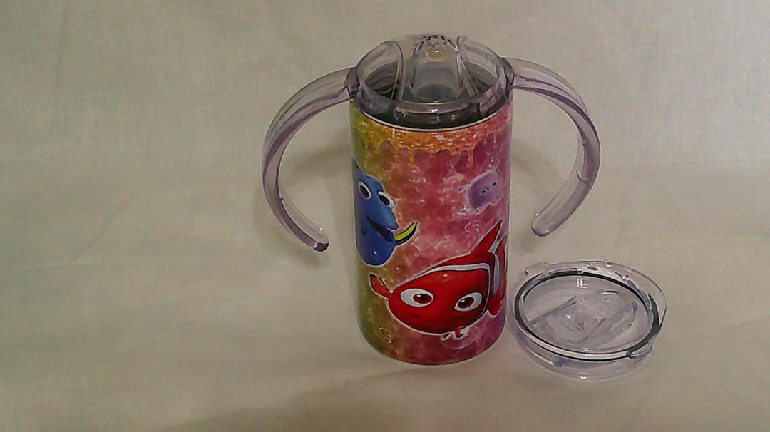 12 Oz Sippy Cup Sublimated With Nemo Design - Etsy