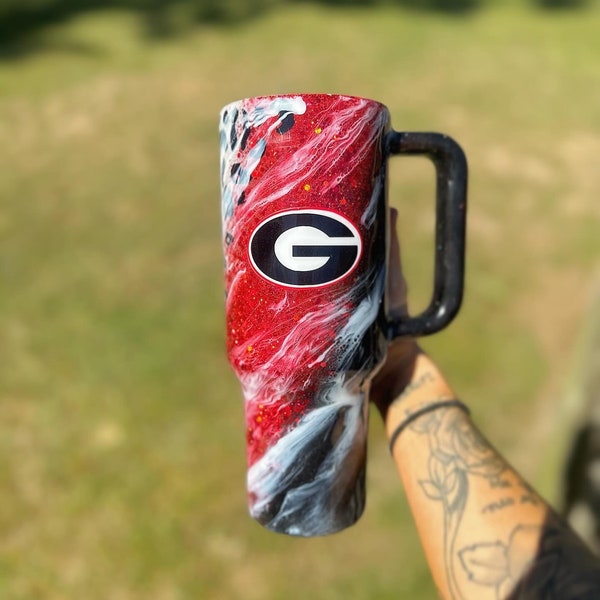 University of Georgia Stanley Tumbler - Etsy
