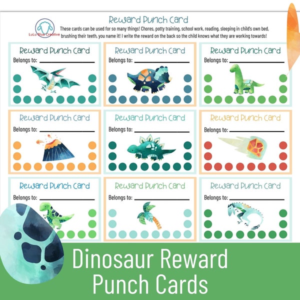Reward Cards - Etsy