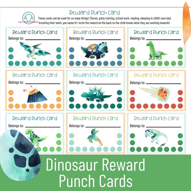 Reward Cards - Etsy