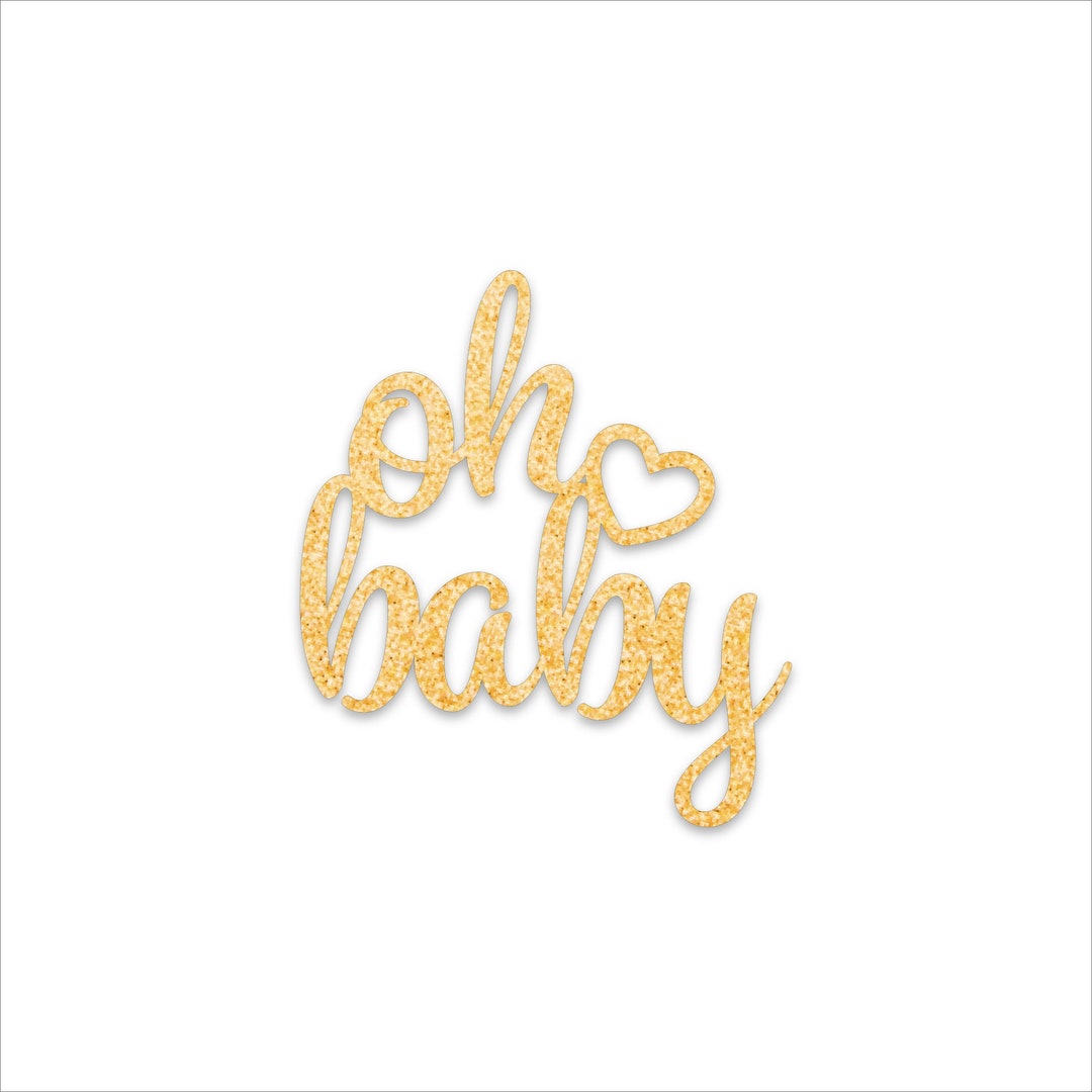Oh Baby | Digital Vector File | SVG, PNG, JPG | for Gender Reveal, Baby ...