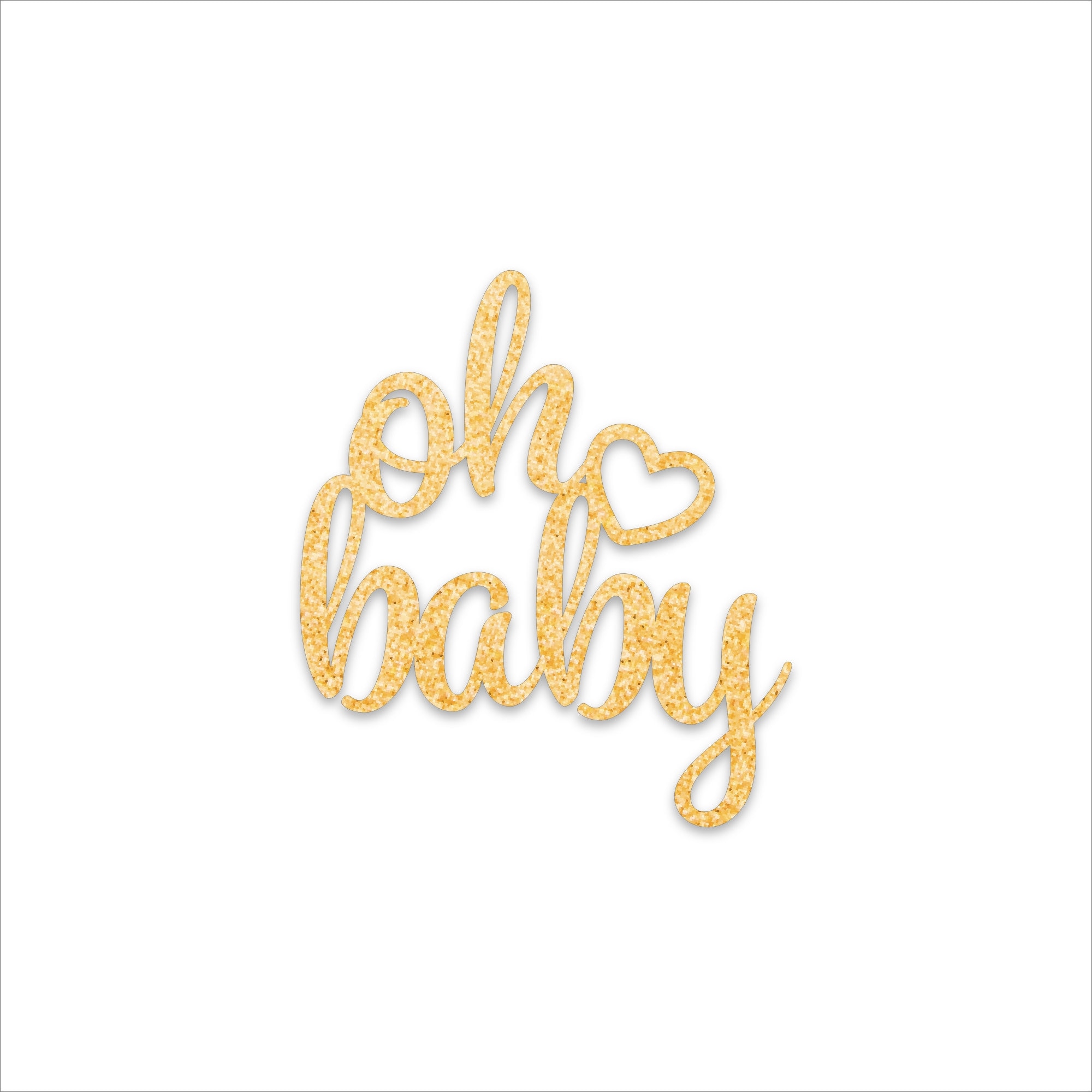 Oh Baby | Digital Vector File | SVG, PNG, JPG | for Gender Reveal, Baby ...