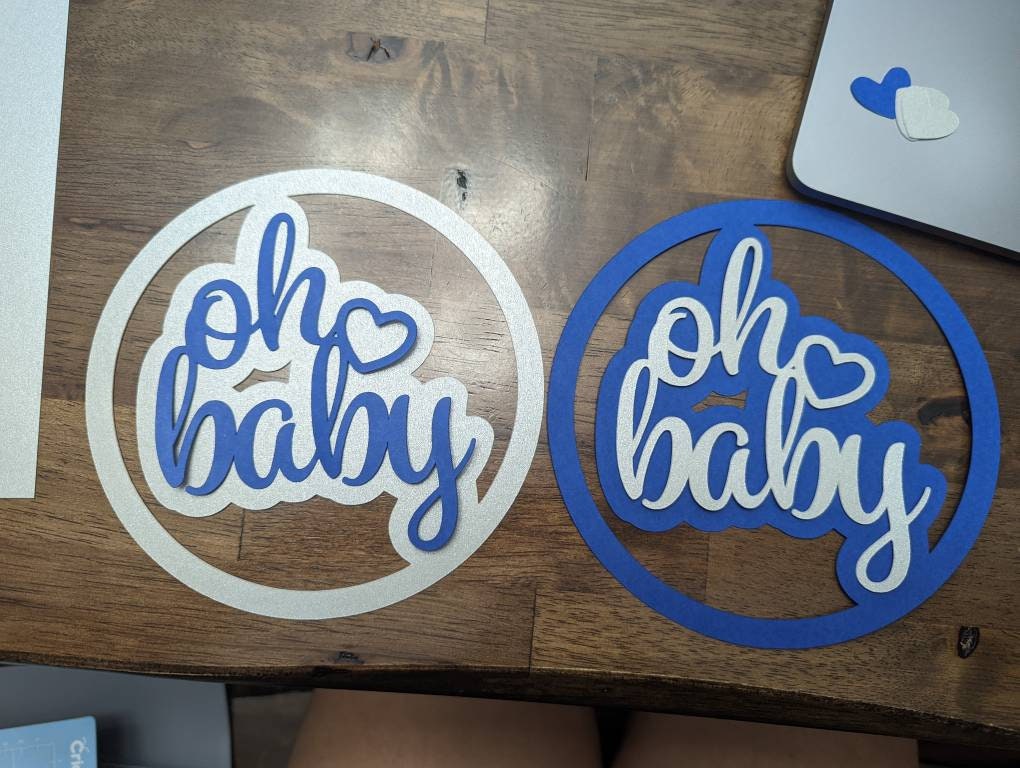 Oh Baby | Digital Vector File | SVG, PNG, JPG | for Gender Reveal, Baby ...