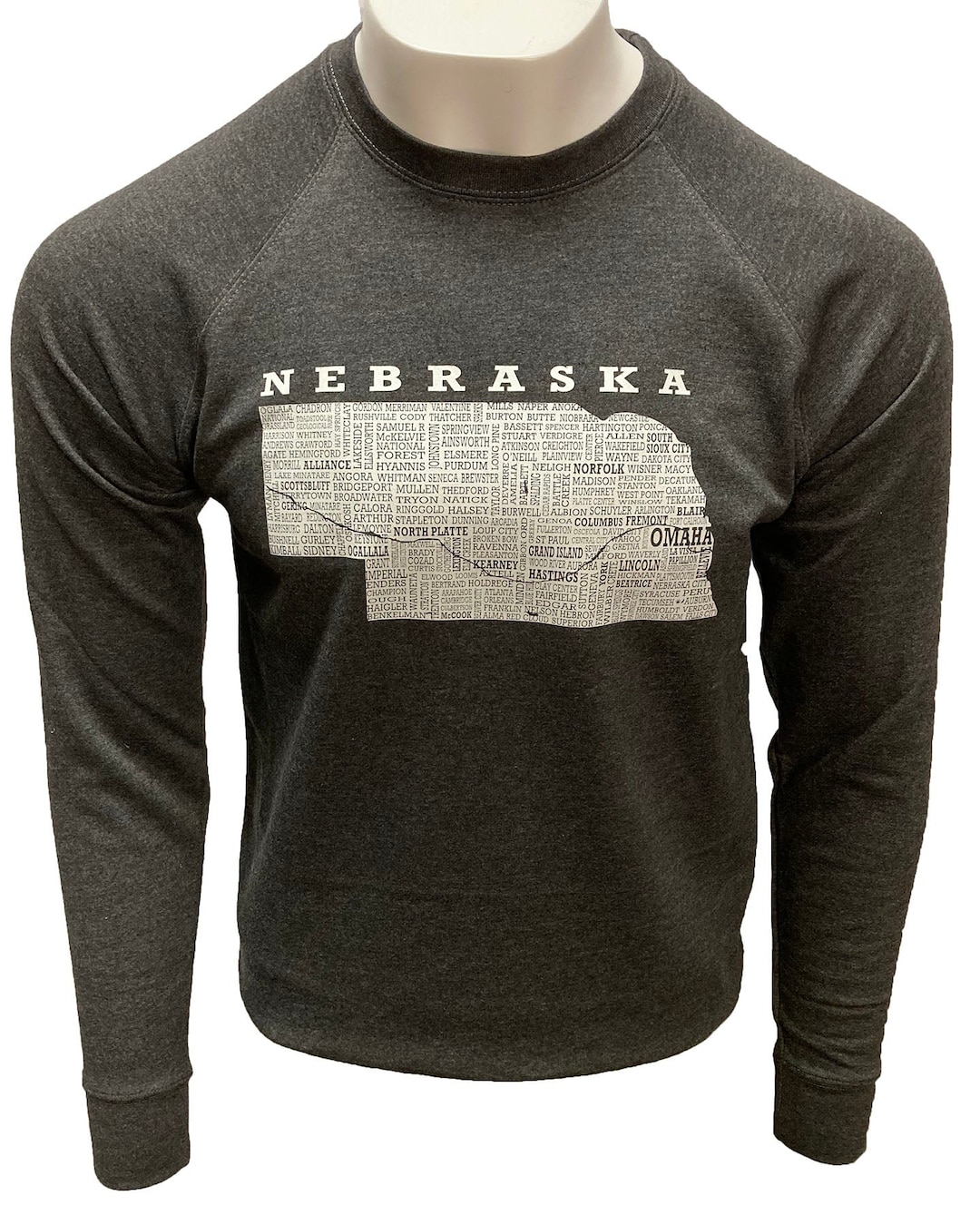 Hometown Nebraska Mid-weight Loopback Terry Sweatshirts - Etsy