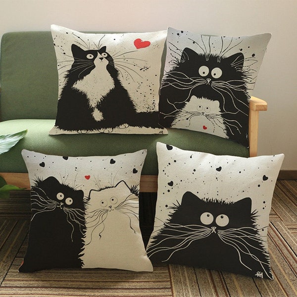 Cat Pillowcase - Etsy