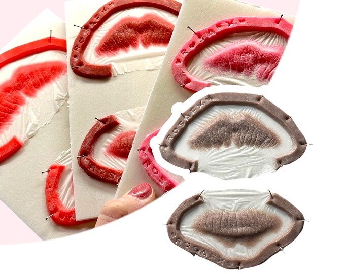 2 Sets of Unpainted Silicone Prosthetic Lips. - Etsy