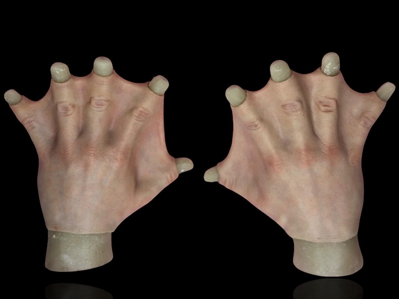 Ultra Realistic Webbed Silicone Hand Gloves: Mermaid Cosplay SFX - Etsy