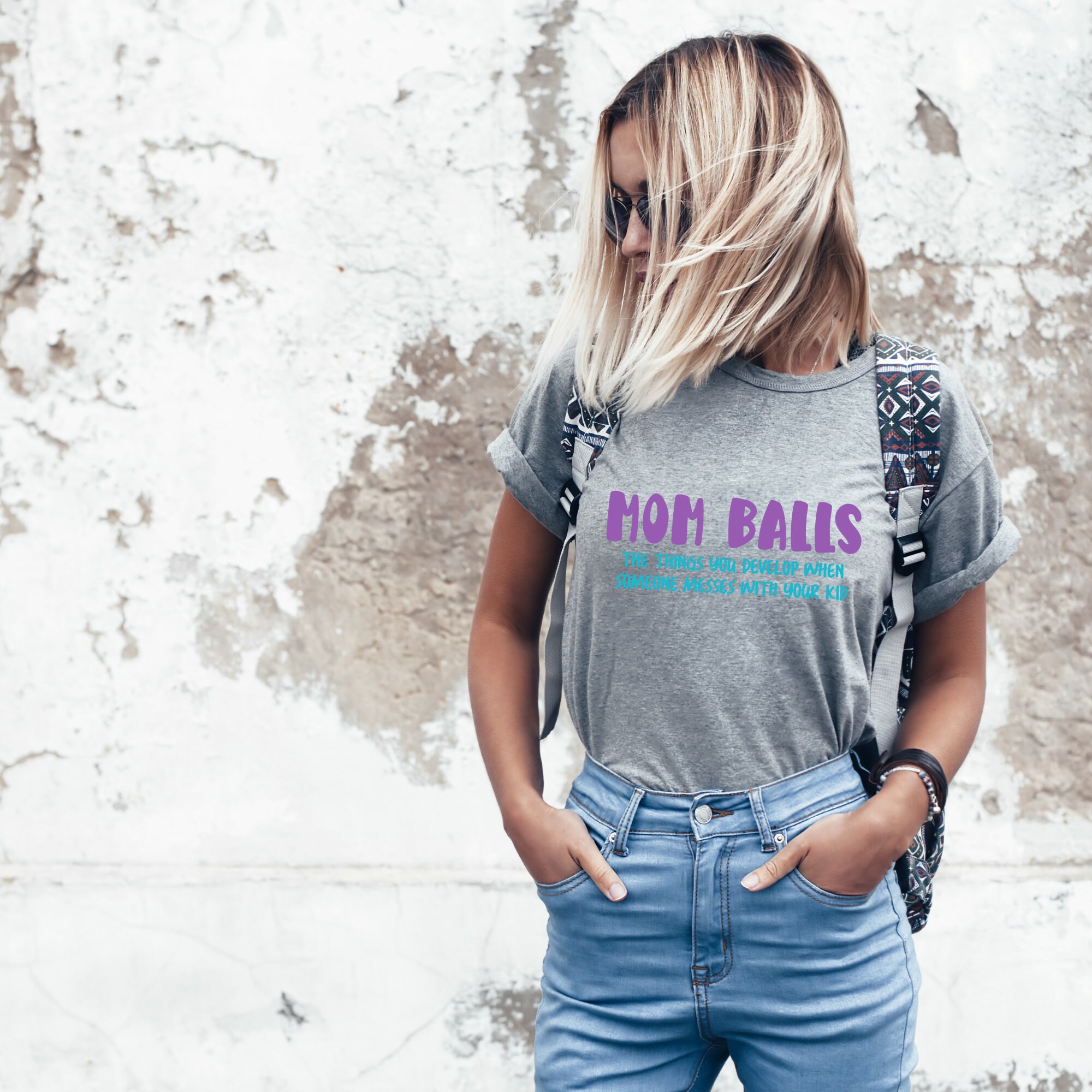 Sarcastic Mom Balls SVG File to Let Everyone Know Not to Mess - Etsy UK