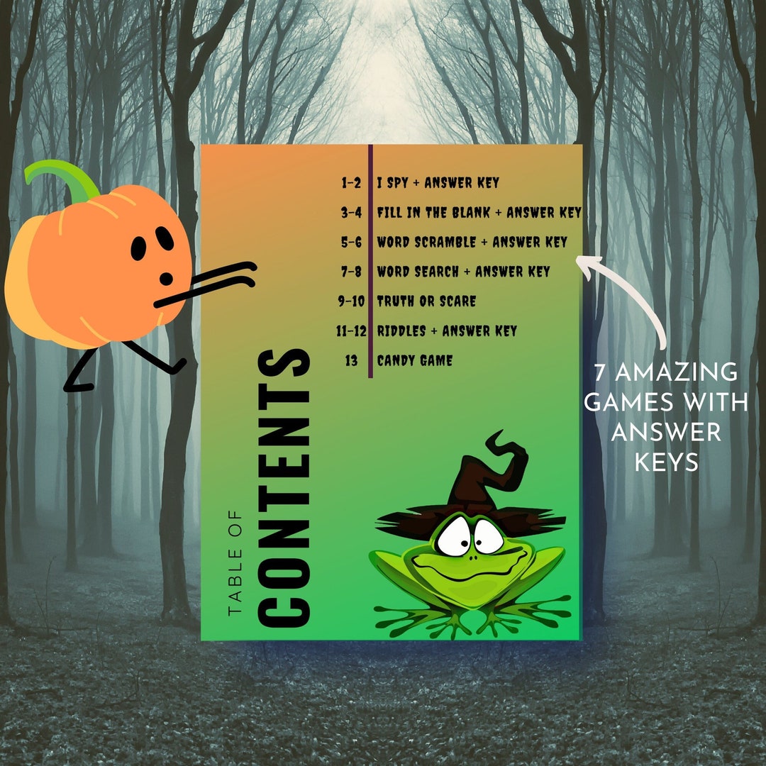 PRINTABLE 7 Halloween Party Games for Kids That You Can Print at Home ...