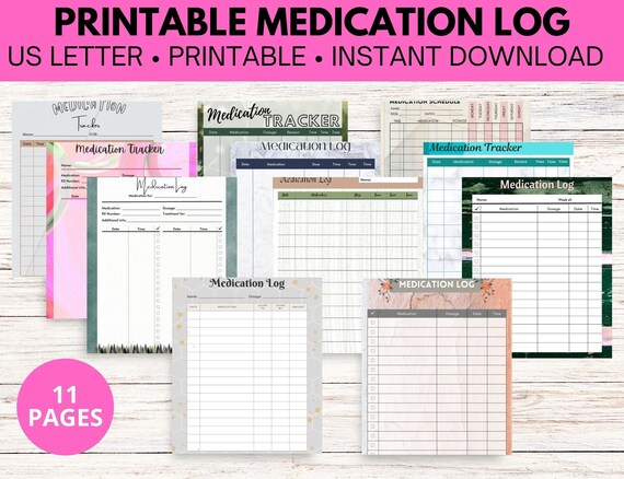 Printable Medication Schedule To Log And Track Medication Etsy India printable-medication-schedule-to-log-and-track-medication-etsy-india